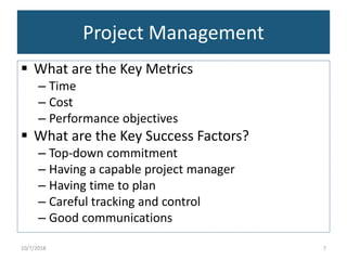 Project management | PPTX