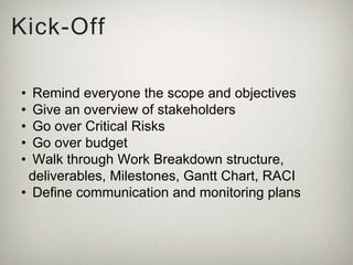 Project management | PPTX