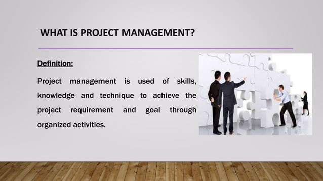 Project management | PPT