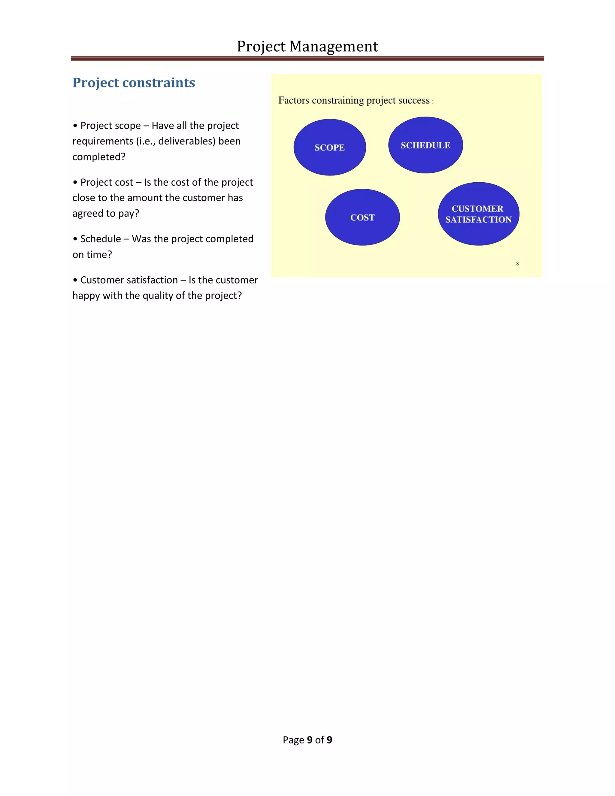 Project management | PDF