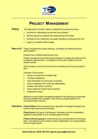 Project Management | DOC