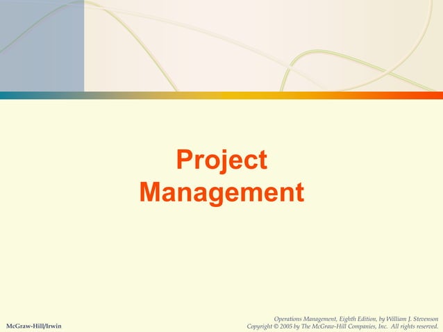 Project Management Learning Objectives.ppt