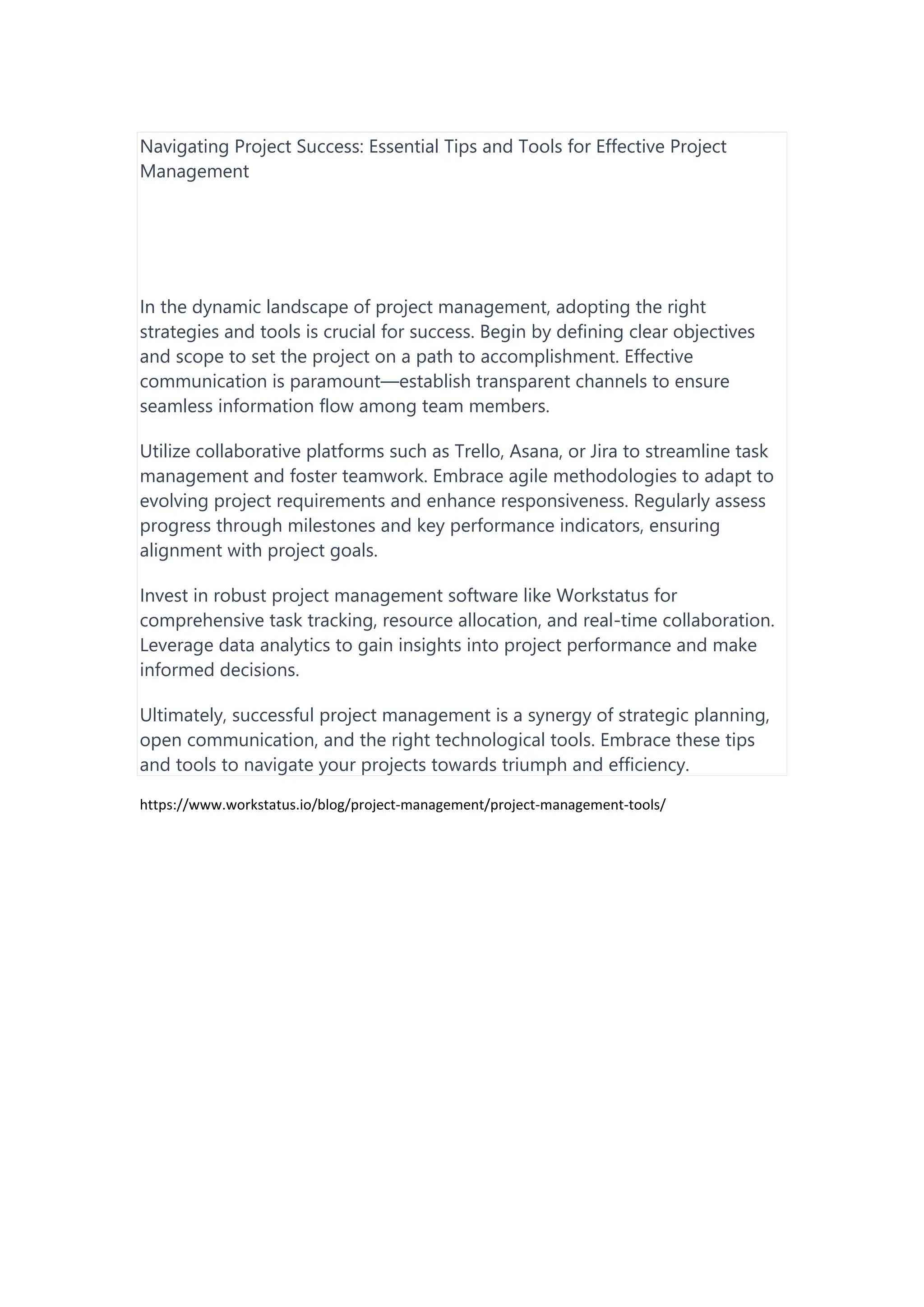 Effective Project Management | PDF