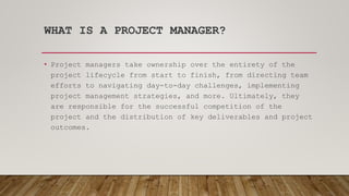 Introduction to Project Management Course | PPTX | Computer Software ...