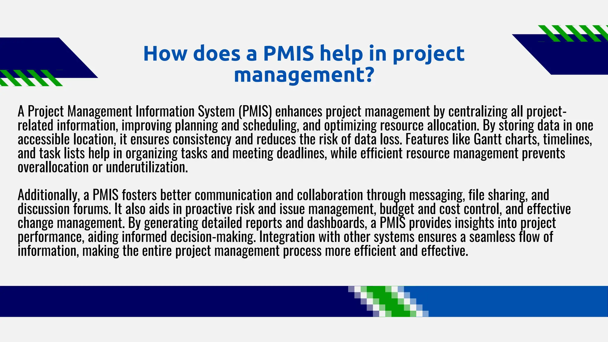 What is a Project Management Information System (PMIS) and How Can It ...