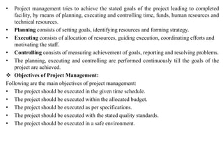 Project Management for civil Engineering | PDF