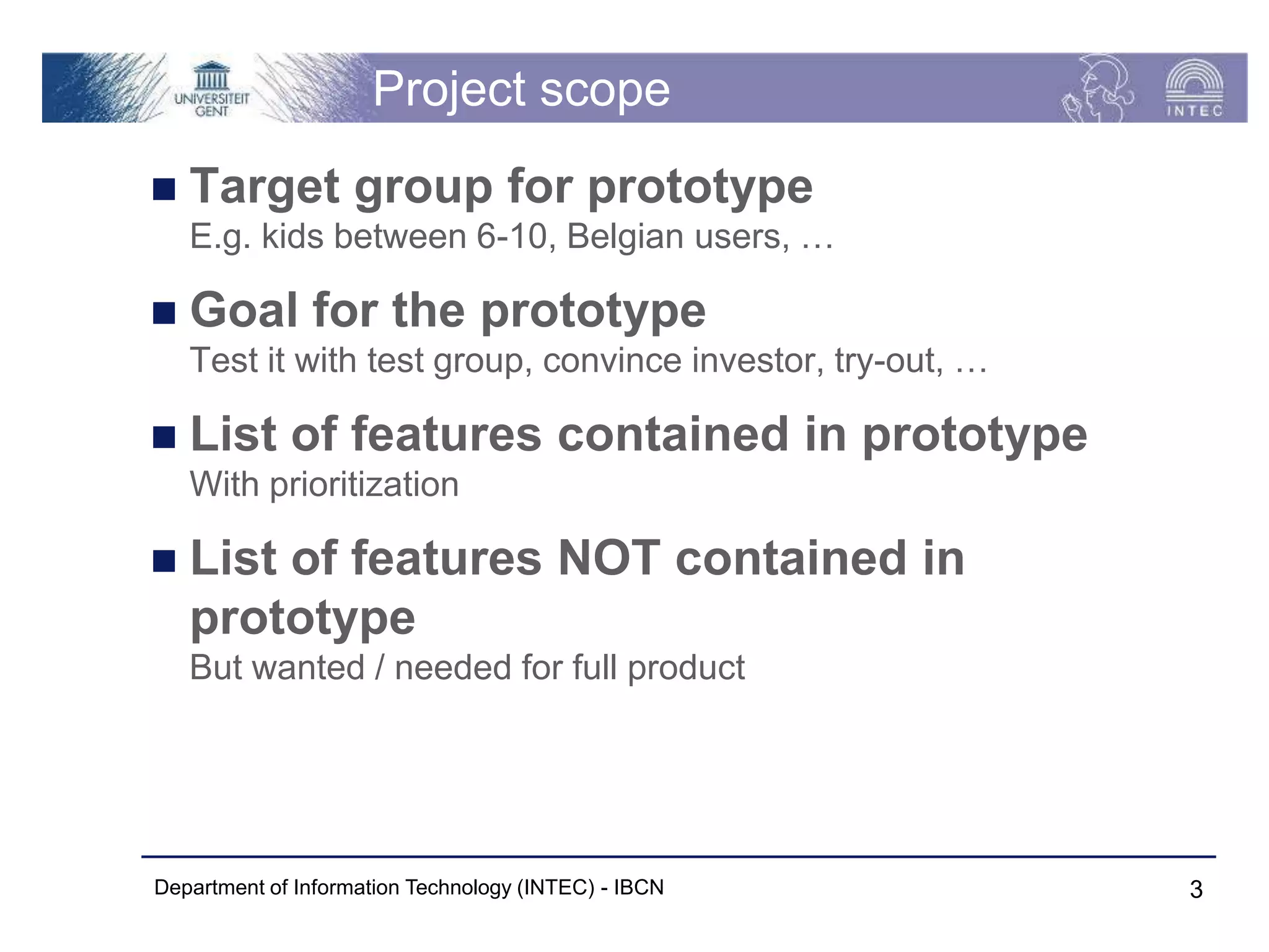 Project management - artefacts | PPTX