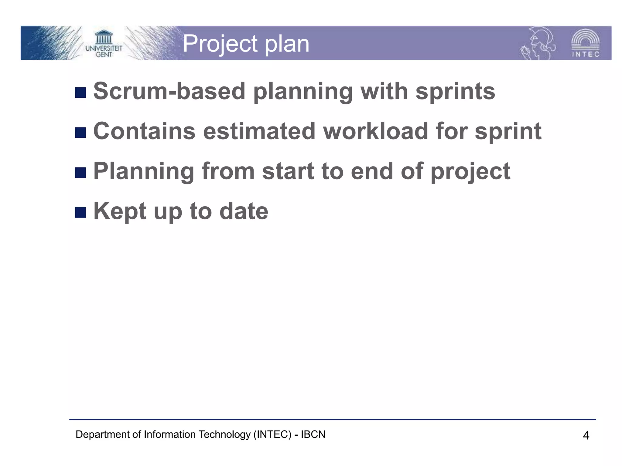 Project management - artefacts | PPTX