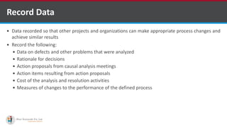 Project management : Causal analysis and Resolution by iFour Technolab ...