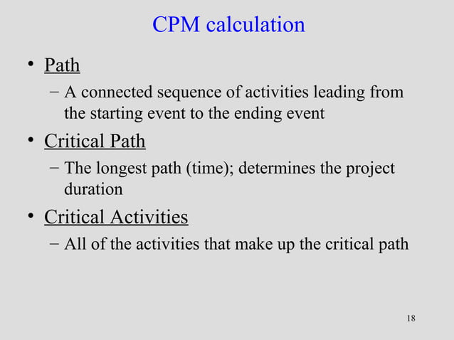 Project management cpm-pert | PPT
