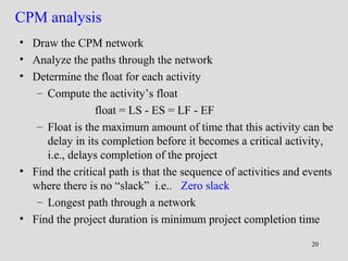 Project management cpm-pert | PPT