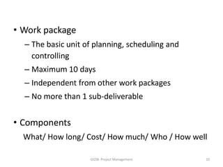 Project management: defining the project | PPT