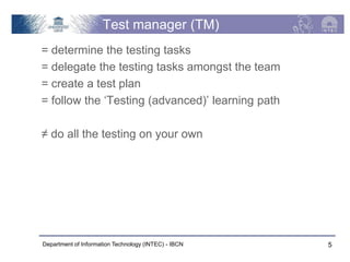 Project management - different roles in a project | PPTX
