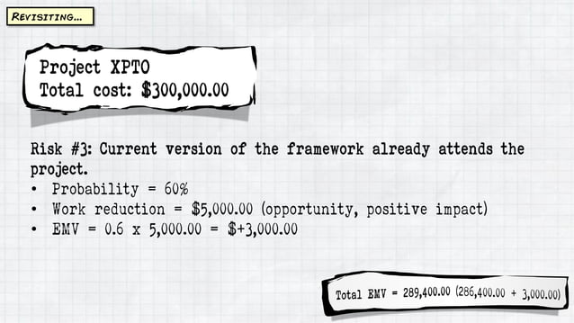 Expected Monetary Value - EMV (Project Management Series) | PDF ...