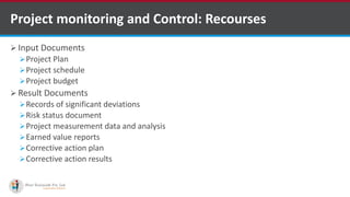 Project management : Project Monitoring and Control by iFour Technolab Pvt. Ltd. | PPT