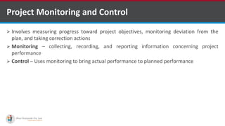 Project management : Project Monitoring and Control by iFour Technolab Pvt. Ltd. | PPT