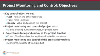 Project management : Project Monitoring and Control by iFour Technolab ...