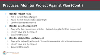 Project management : Project Monitoring and Control by iFour Technolab ...