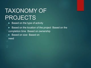 project management process activities-unit I.pptx