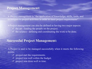 Project Management Principles and Best Practices | PPT