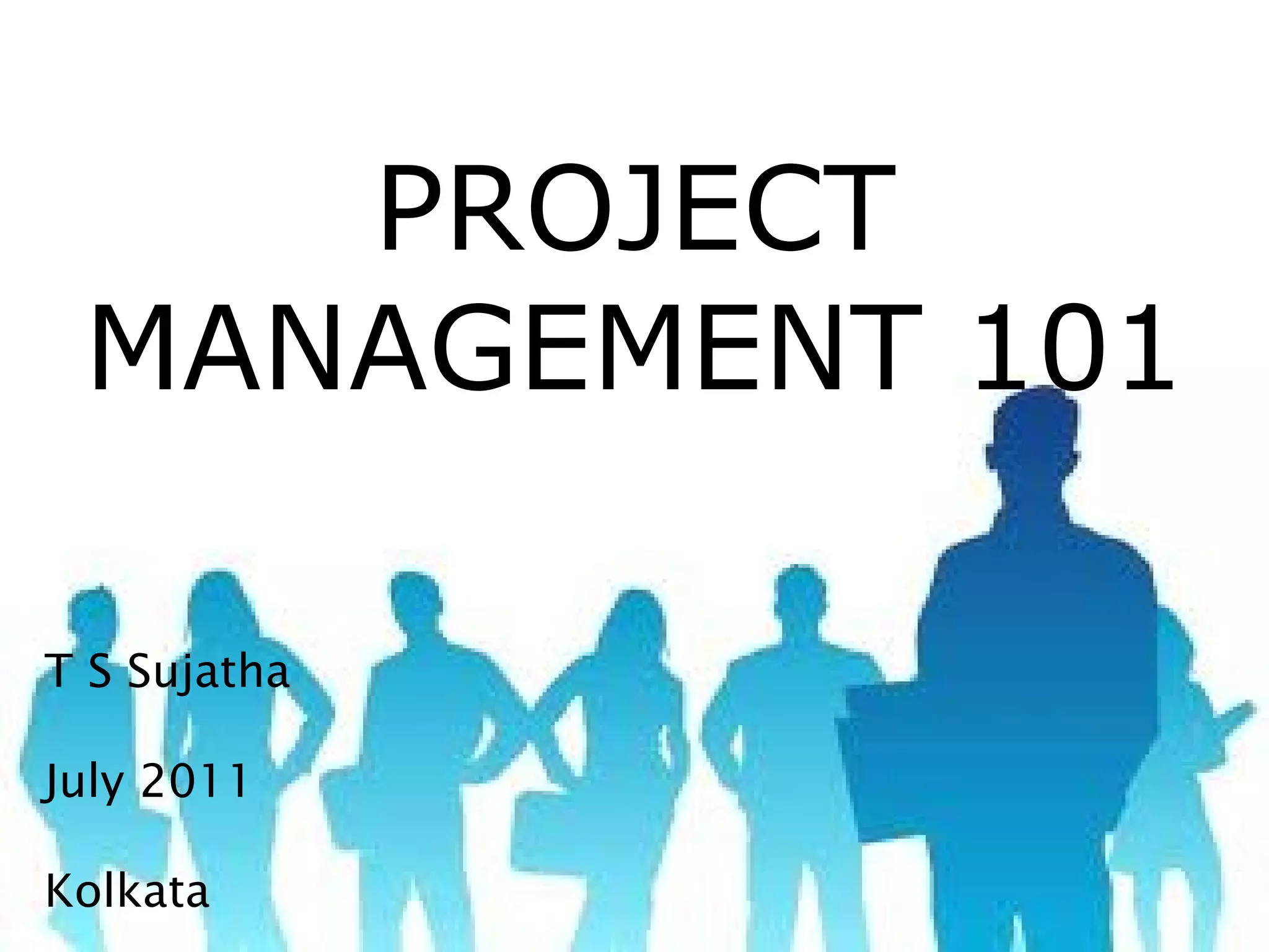 Project management 101 | PPT