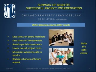 Project management 101 for Community Associations | PDF