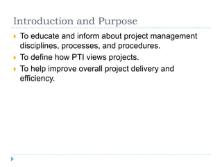 Project Management 101 Primer | PPTX