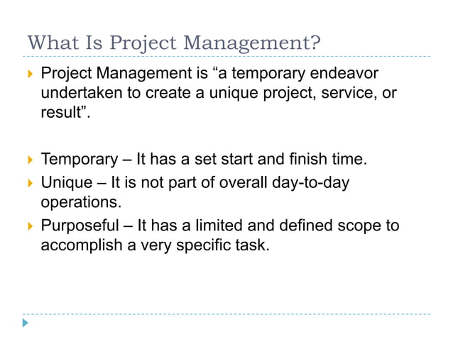 Project Management 101 Primer | PPTX