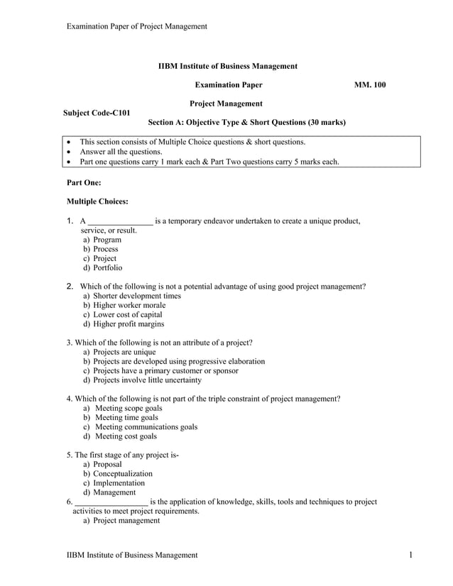 Project management 250613 | PDF | Business Administration | Business