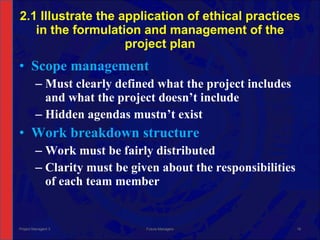 NCV 3 Project Management Hands-On Support Slide Show - Module 3 | PPT