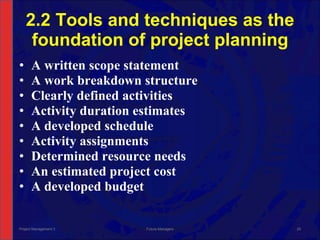 NCV 3 Project Management Hands-On Support Slide Show - Module 5 | PPT ...