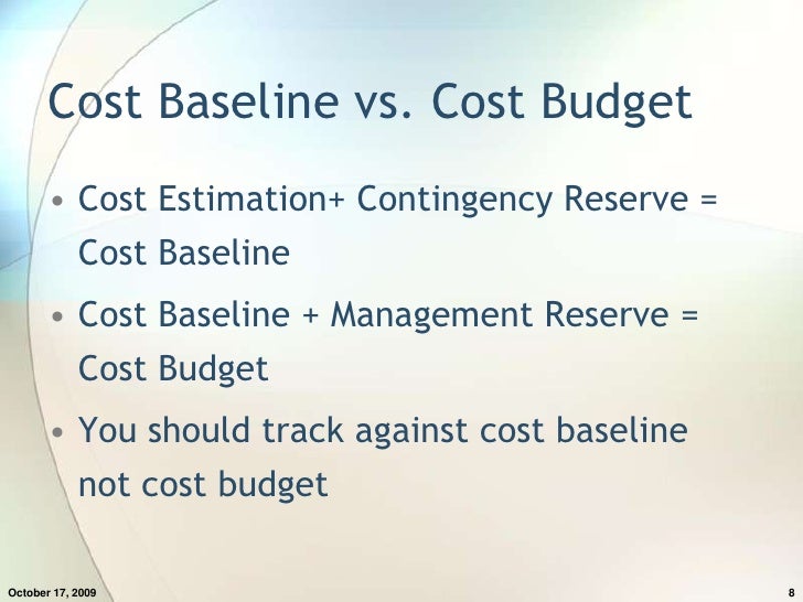 Project Management 5 Cost Management