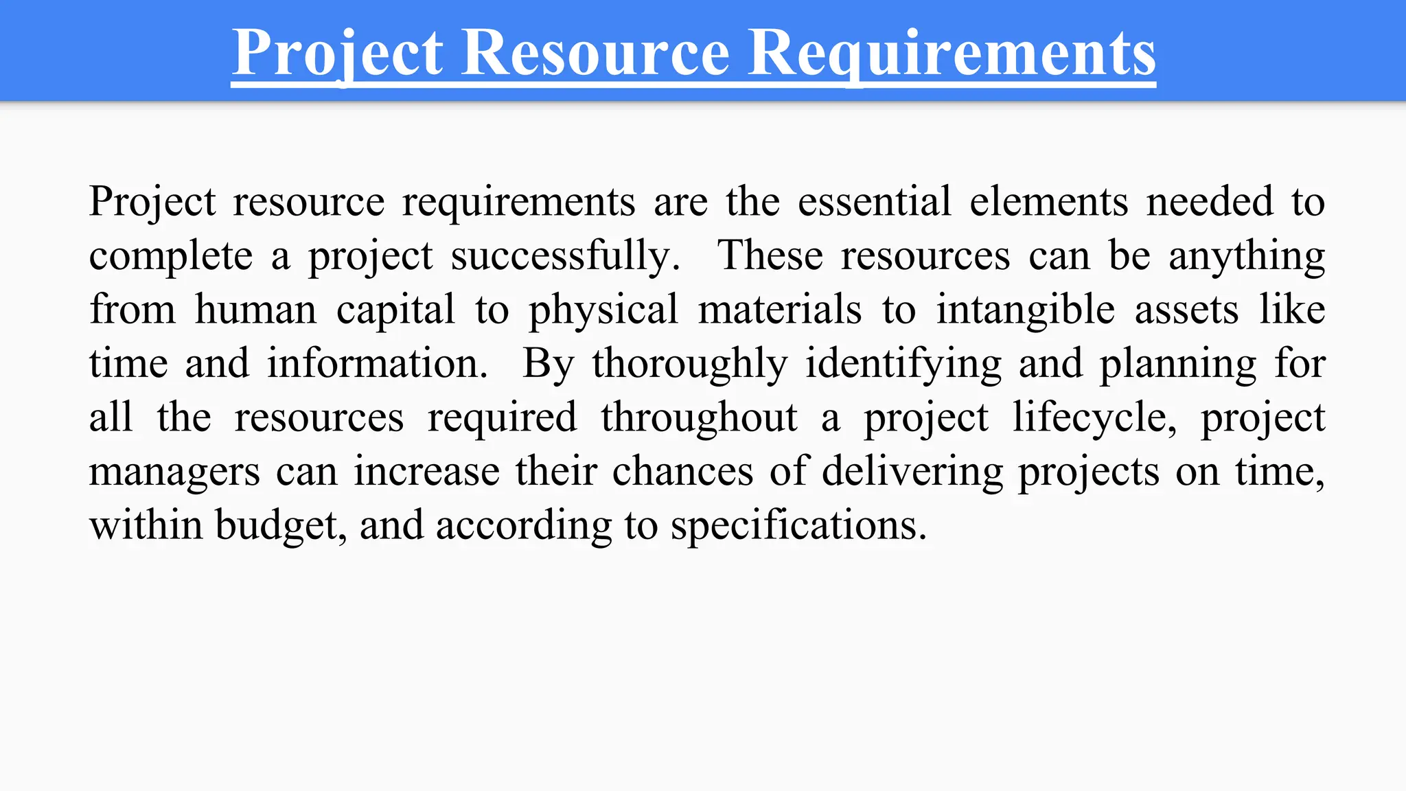 Project Management Activities for Study Purpose | PPTX