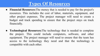 Project Management Activities for Study Purpose | PPTX