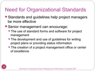 Project management and information technology context | PPT
