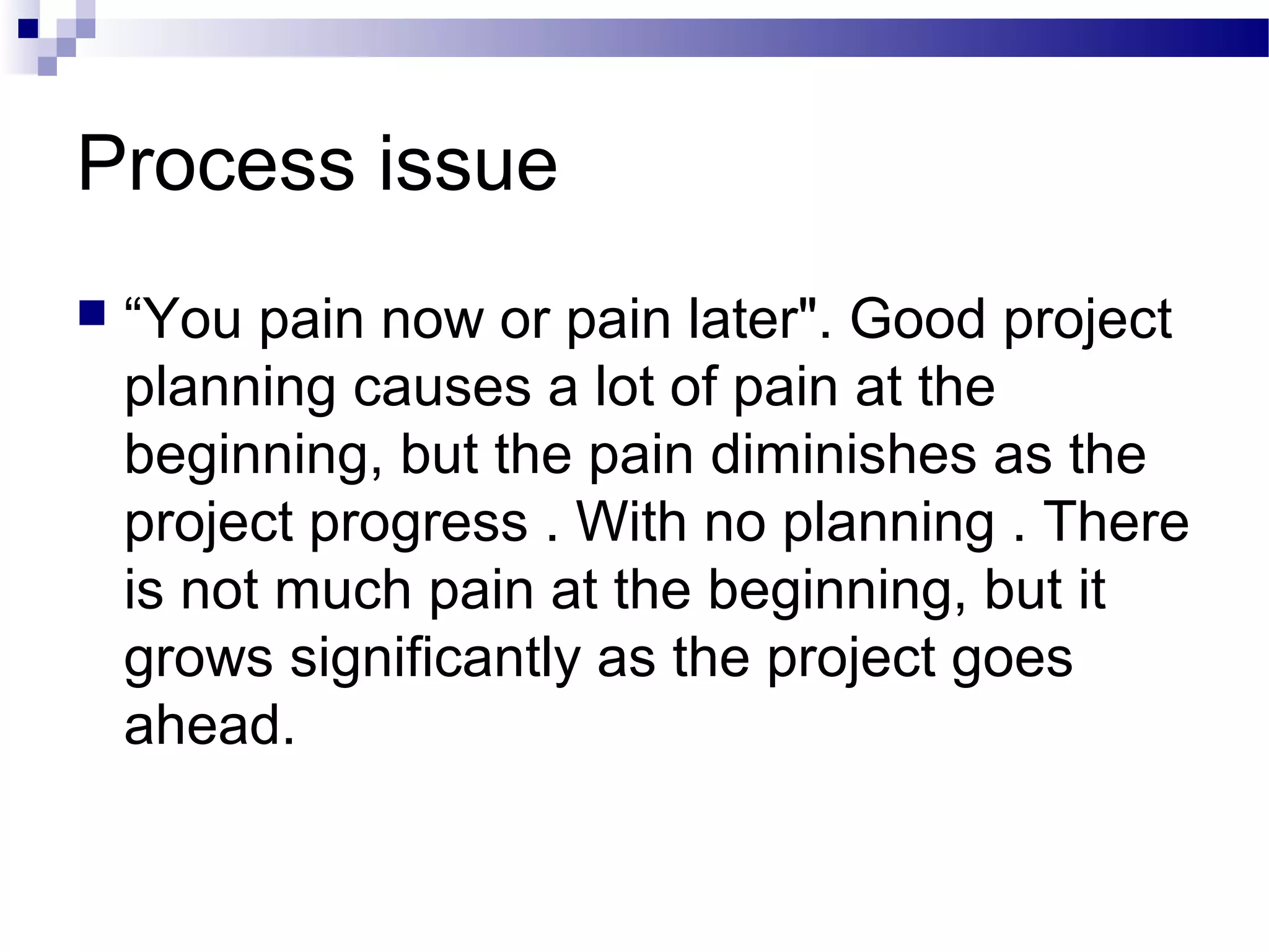 Project Management and Process | PPT