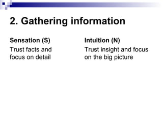 Project Management and Personality Type | PPT