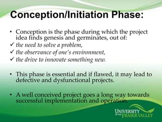 Project management and project life cycle | PPTX
