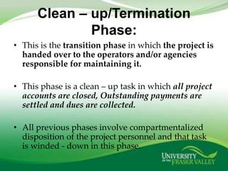 Project management and project life cycle | PPTX