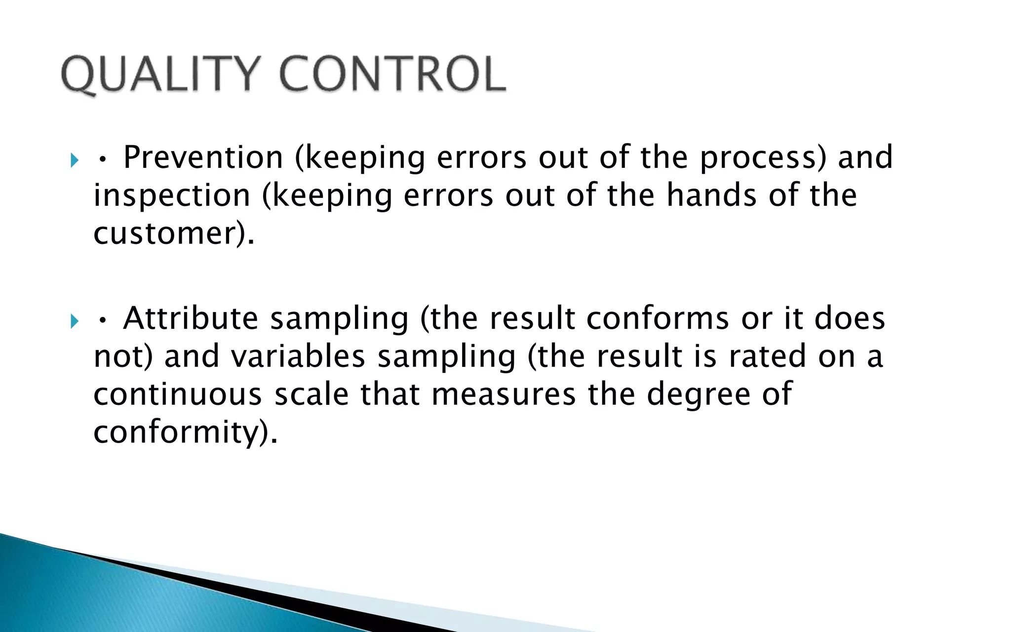 Quality Control | PPT