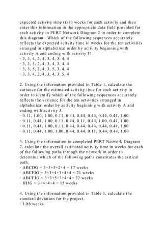 Project Management and Statistical Process Control Homework Assign.docx | Business | Business ...