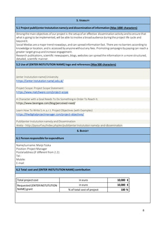 Project Management Application Form (Fully Customizable Template) | DOCX