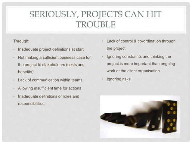 Project management - a practical overview Sue Greener | PPT
