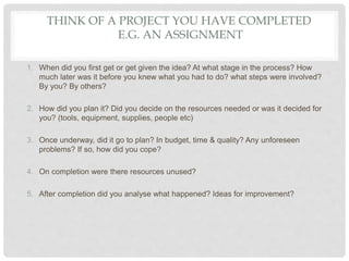 Project management - a practical overview Sue Greener | PPT