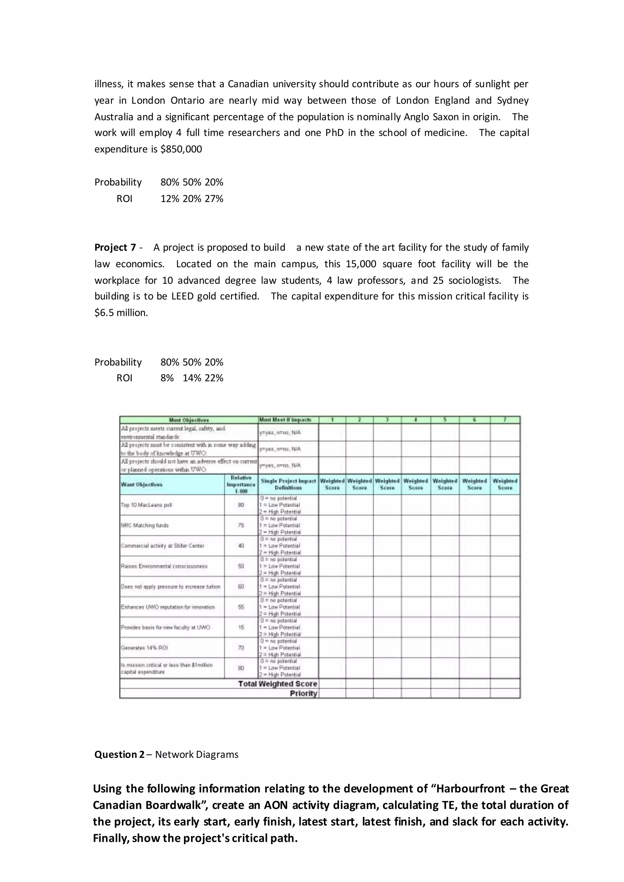 Project management assignment 4 | DOCX