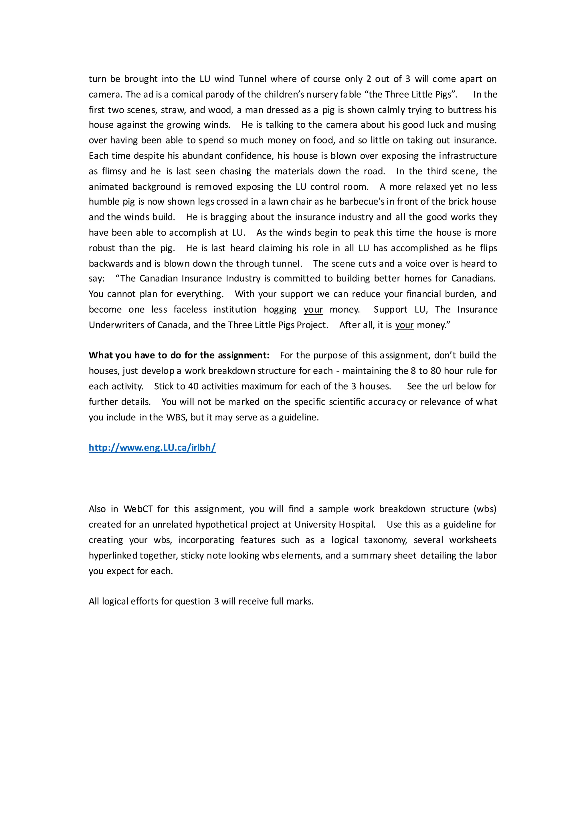 Project management assignment 4 | DOCX