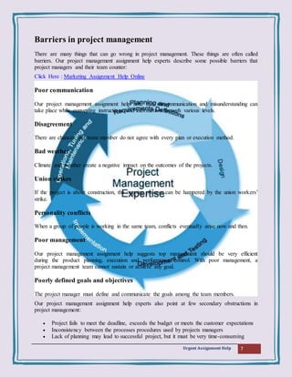 Project management assignment help | PDF