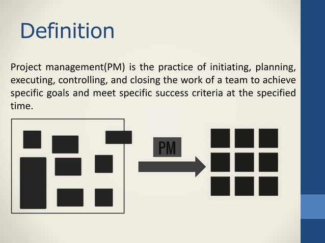 Project management basic and introduction | PPT