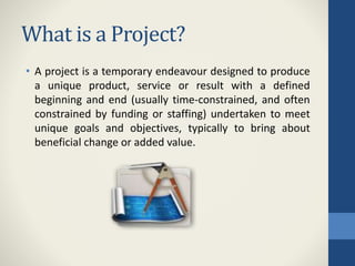 Project management basic and introduction | PPTX | Business | Business ...