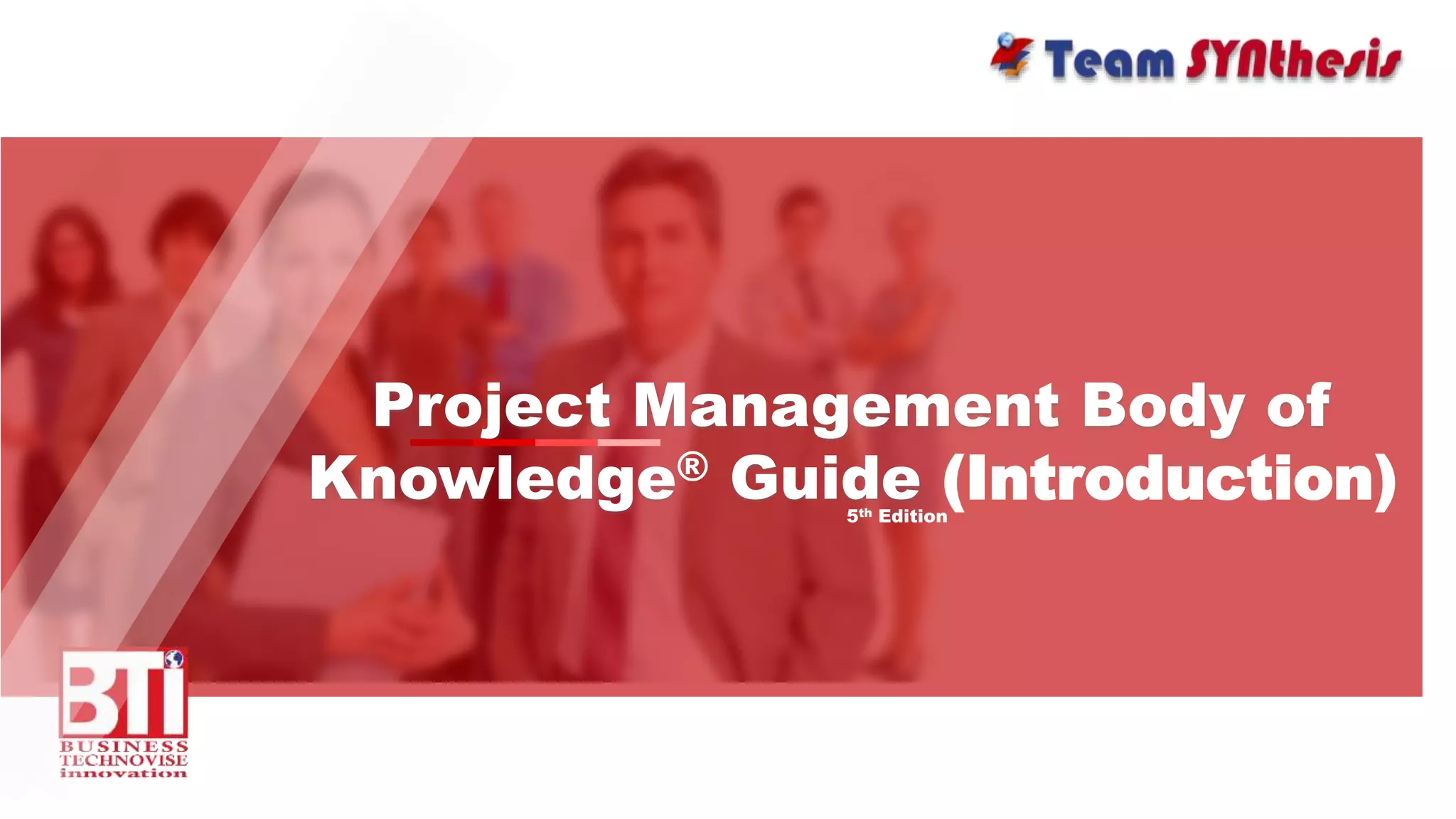 Project Management Body of Knowledge (Introduction) | PPTX